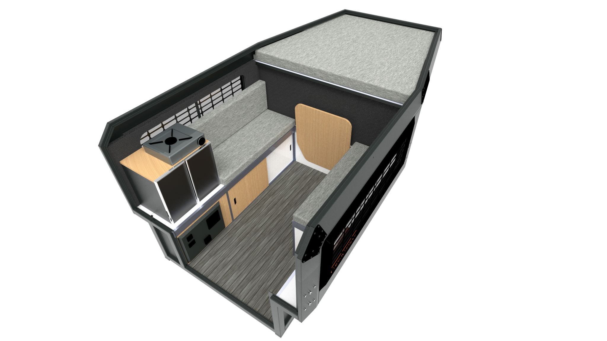 CAPRA CAMPER - AUFSETZKABINE FÜR DEINEN PICK-UP